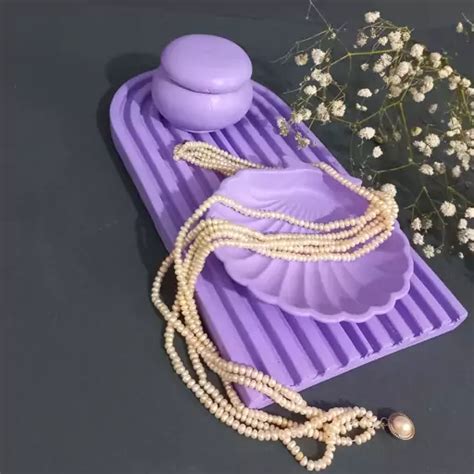 خرید و قیمت ست دکوری سنگ مصنوعی از غرفه ظروف بتنی وشمع مهرفا