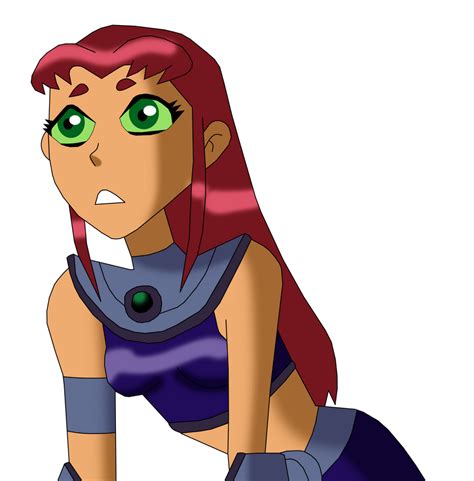 Starfire Anxiously Watching By Captainedwardteague On Deviantart