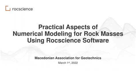 Pdf Practical Aspects Of Numerical Modeling For Rock Masses Using