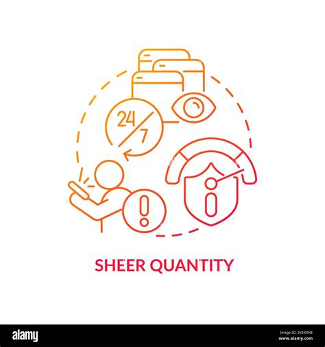 Sheer Quantity Red Gradient Concept Icon Stock Vector Image And Art Alamy