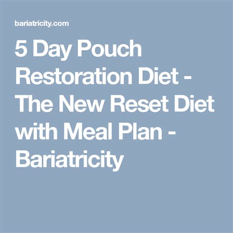 Pin On Diets And Pouch Reset For Post Op