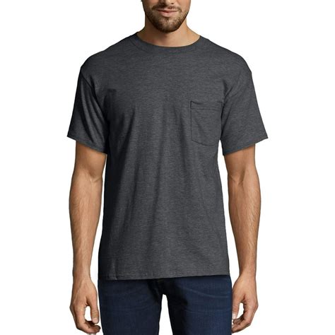 Hanes Hanes Mens Premium Beefy T Short Sleeve T Shirt With Pocket