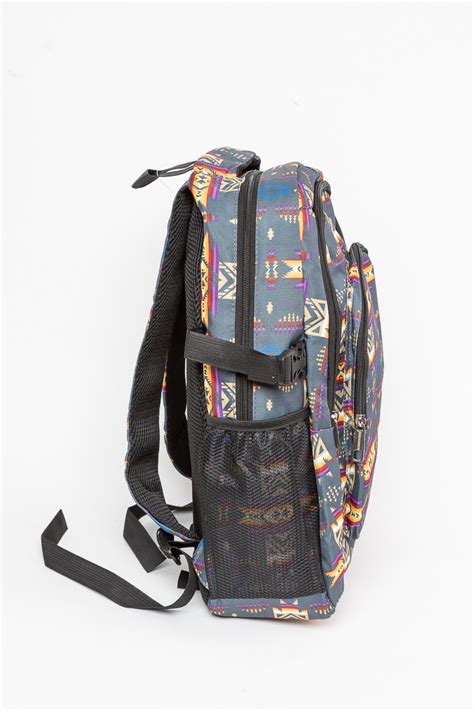 Native Backpack Charcoal Grey Flag Matrix