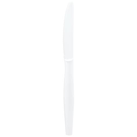 Plastic Knife Heavyweight White Usf8907180 Gill Grilling