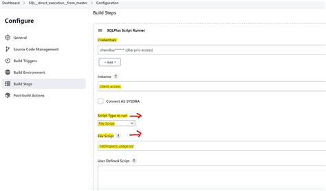 run sql as jenkins ui job by sqlplus script runner plugin ktexperts