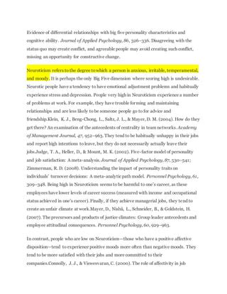 Lesson 2 Personality Attitude Work Behavior DOCX