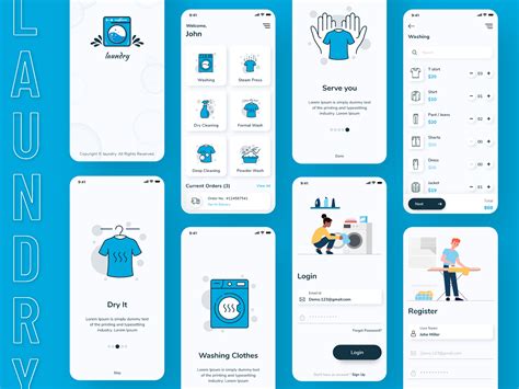 Laundry App Design On Behance