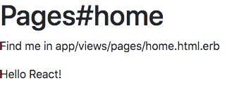 Ruby On Rails With React Tutorial