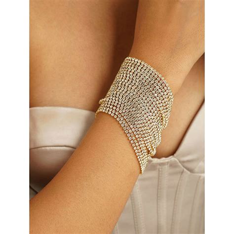 Buy The Jewel Factor 18k Rose Gold Plated Paris Crystal Bracelet Online