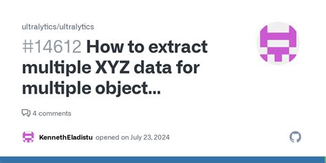 How To Extract Multiple Xyz Data For Multiple Object Detection Using Yolo V8 Obb · Issue 14612