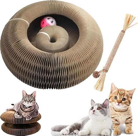 Marlene Kitty Cat Kurlz Toy Kitty Curls Cat Toy Magic Organ Cat Scratcher Cat