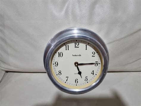 Vintage Baskerville Oxford Wall Clock Furniture And Home Living Home