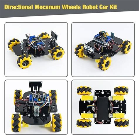 LAFVIN 4WD Mecanum Robot Car For Arduino Robot Car Kit Smart DIY UNO R3
