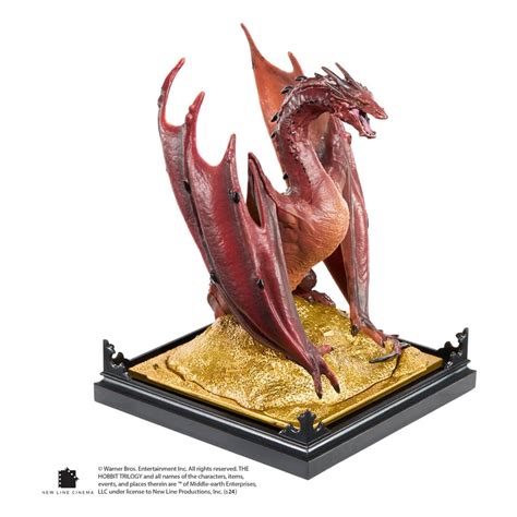 Herr Der Ringe Diorama Figure Smaug 17 Cm The Noble Collection