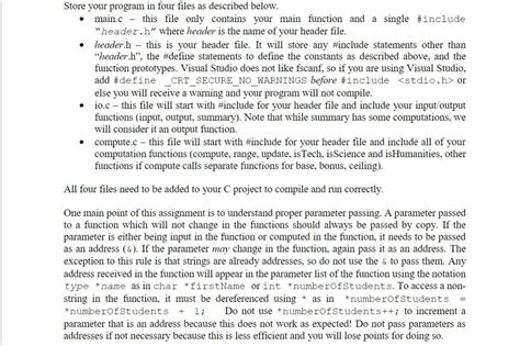 Solved This Assignment Will Test Your Ability To Write A C Chegg