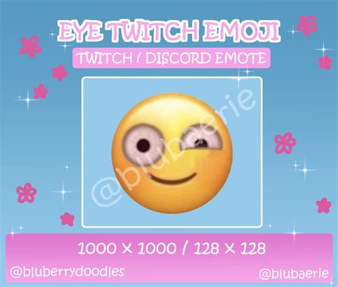 Eye Twitching Emoji Twitch Emote Discord Reaction Etsy