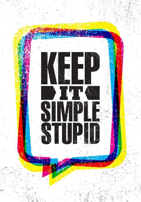 Keep It Simple Stupid Stock Illustration Illustration Of Eraser 22353450
