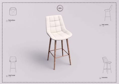 M Stool S Bar 002 Sizes Revit Revitimport