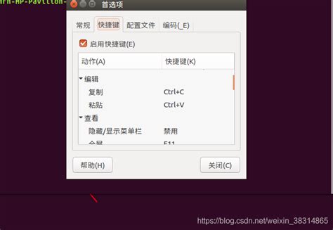 更改ubuntu终端复制和粘贴的快捷键 ubuntu设置复制粘贴快捷键 csdn博客