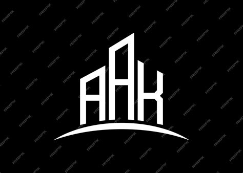 Premium Vector Letter Aak Building Vector Monogram Logo Design