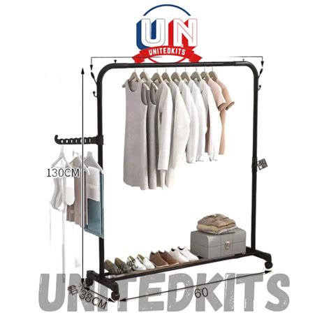 Jual RAK BAJU GANTUNGAN BAJU STAND HANGER DISPLAY BUTIK BAZAR JEMURAN