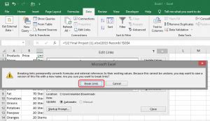 Break Links That Won T Break In Excel Solved Method