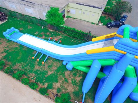 100ft Hippo Waterslide Wild Rides Party Rentals