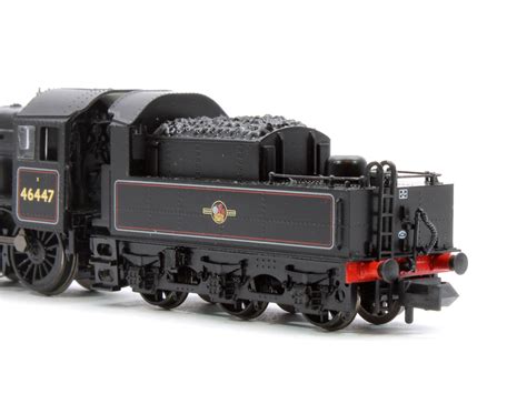 Graham Farish 372 628asf Lms Ivatt 2mt 46447 Br Lined Black Late Crest