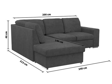 Canap D Angle Convertible 4 Places EDDI Coloris Gris Conforama