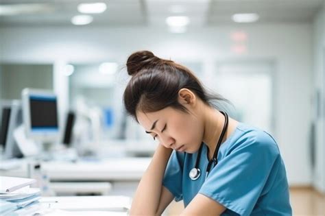Amidst The Flurry Of Activity A Doctor Takes A Moment To Catch Their