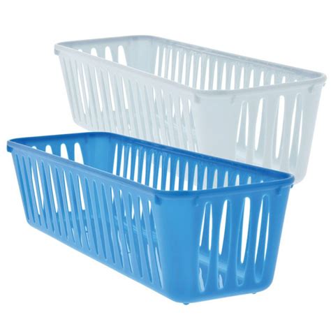 Greenbrier Long Slotted Multi Purpose Plastic Baskets Same Day Delivery