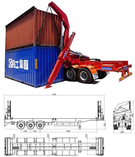 Container Side Loader Trailer For Sale Side Loader Container