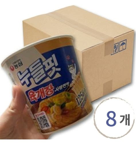 농심 누들핏 육개장 사발면 누들핏 35 5g 8개 티몬