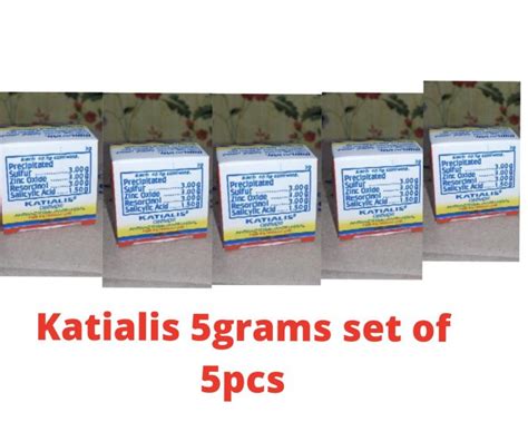 Katialis Cream 5g Pack Of 5pcs Lazada Ph
