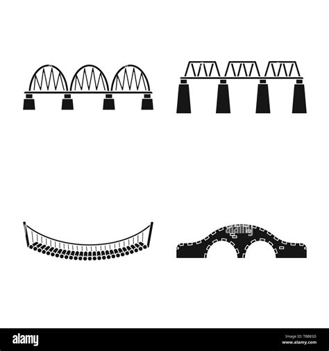 Vector Illustration Of Construct And Side Symbol Set Of Construct And