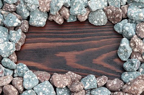 돌 프레임과 흰색 복사 공간 메뉴용 프레임입니다 돌 화강암 화강암 엽서와 텍스트를위한 공간 갈색에 대한 스톡 사진 및 기타 이미지 Istock