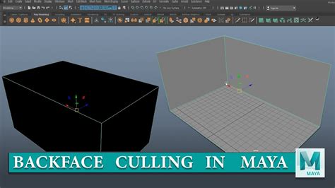 Backface Culling In Maya 2020 Tuotrial For Beginners Youtube