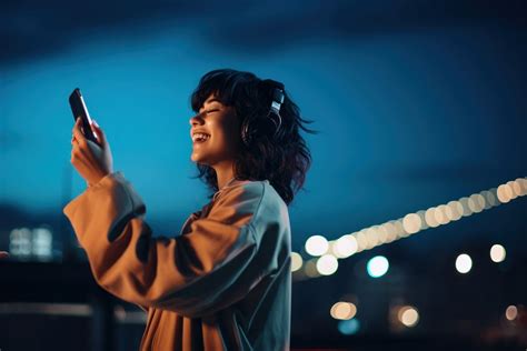 Listening Music Night Adult Ai Free Photo Rawpixel