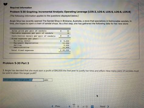 Solved Required Information Problem Graphing Chegg