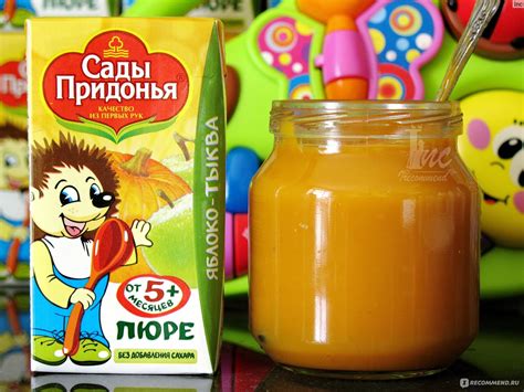 Фруктовое пюре для первого прикорма своими руками: рецепт