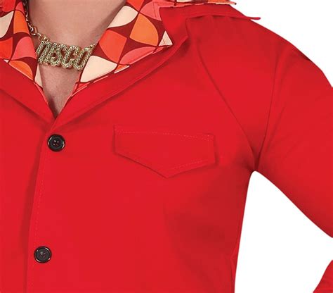 Guirca Jaren 80 90 Kostuum Disco Furie Richard Flash Man Rood