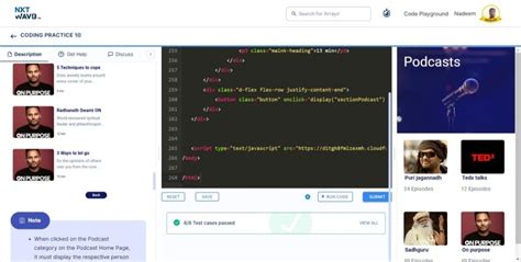 Today I Completed With My 10 Coding Practice Rahul Attuluri Nxtwave Ccbp 40 Nadeem Shaikh