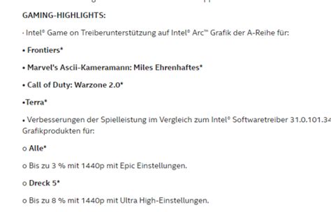 Intel Arc Xess Plug In Für Unreal Engine Neuer Treiber Für Cod