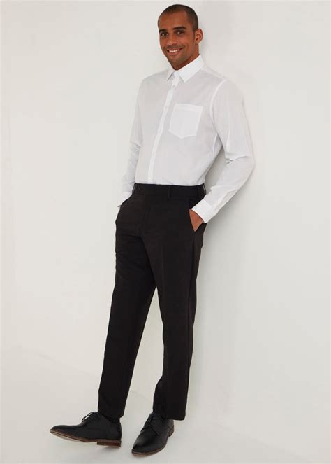 Farah Black Stretch Active Waist Trousers Matalan