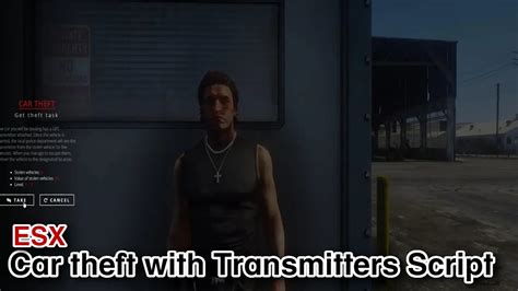 Car Theft With Transmitters Script ESX FiveM Store