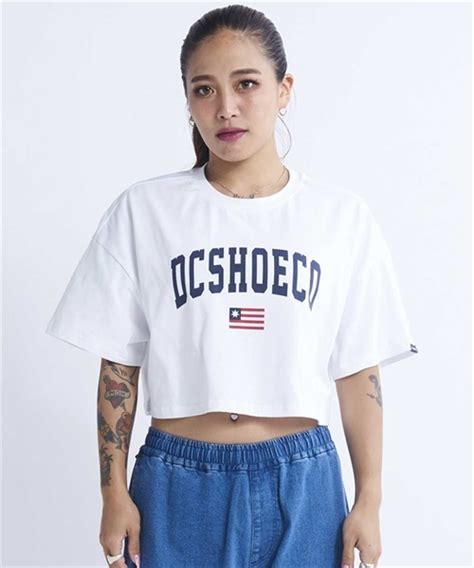 Dc ディーシー 23 Ws Arch Logo Cropped Ss Lst231314 レディース 半袖 Tシャツ Kx1 D8 ショート
