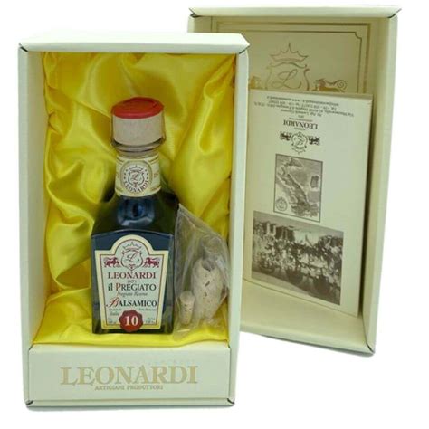 Leonardi Balsamic Vinegar Of Modena Pgi Pregiato 100 Ml Caseificio
