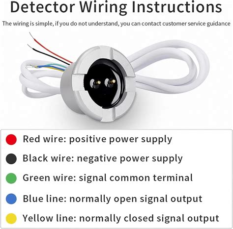 Wired Water Sensor Relay Dry Contact Signal Output Water Level Sensor