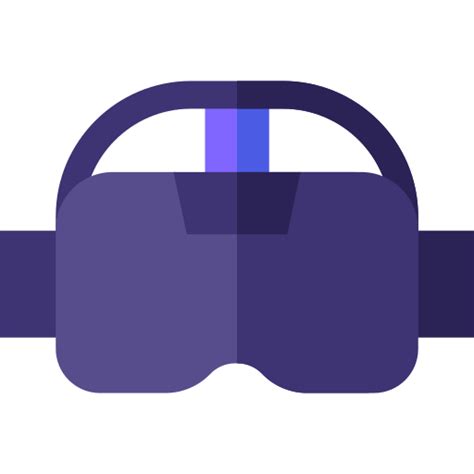 Vr Glasses Basic Straight Flat Icon