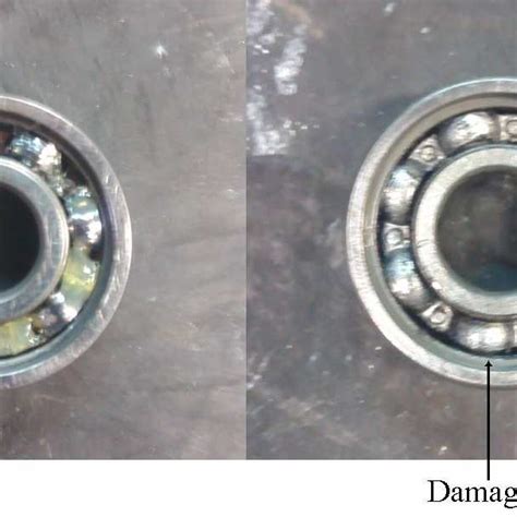 A Healthy Bearing Of The Single Phase Induction Motor B Faulty Download Scientific Diagram